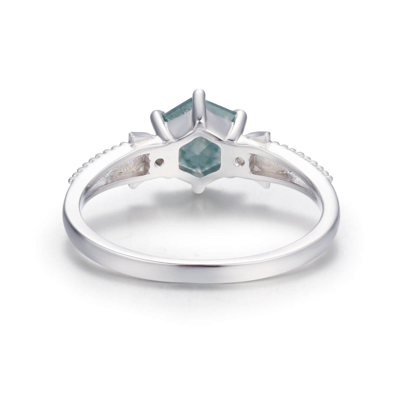 Oasis Moss Agate Ring – Azura New York