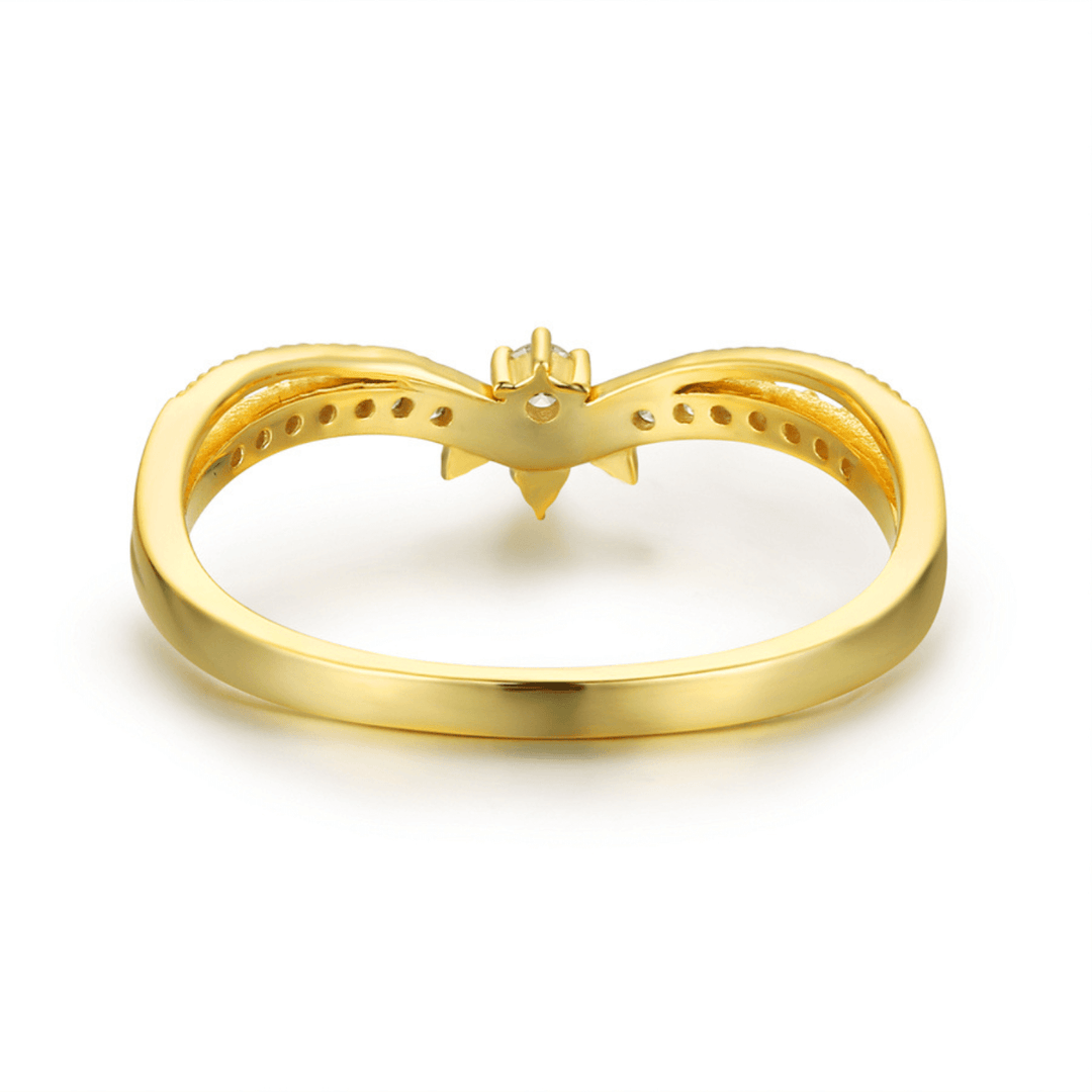 Abloom Stacking Band (Yellow Gold) – Azura New York